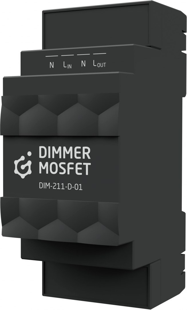 GRENTON DIMMER MOSFET, DIN, TF-Bus | DIM-211-D-01 Uniwersalny moduł ...